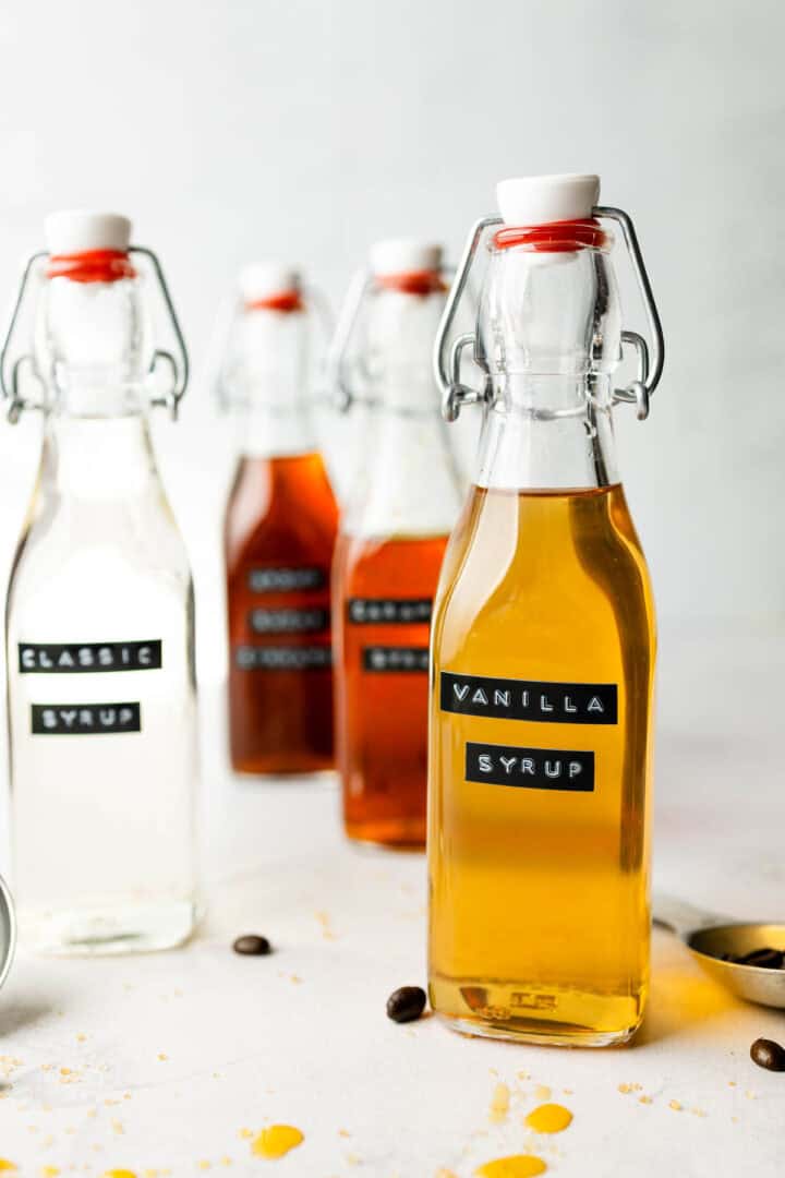 5-Minute Vanilla Simple Syrup for Coffee (Starbucks Copycat)