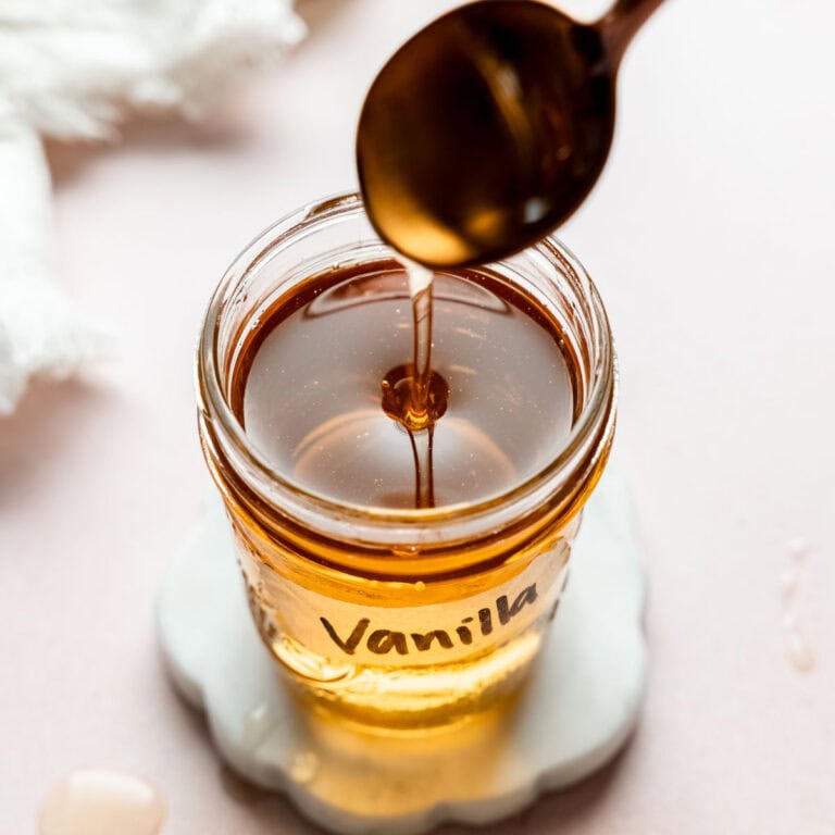 5-Minute Vanilla Simple Syrup for Coffee (Starbucks Copycat)
