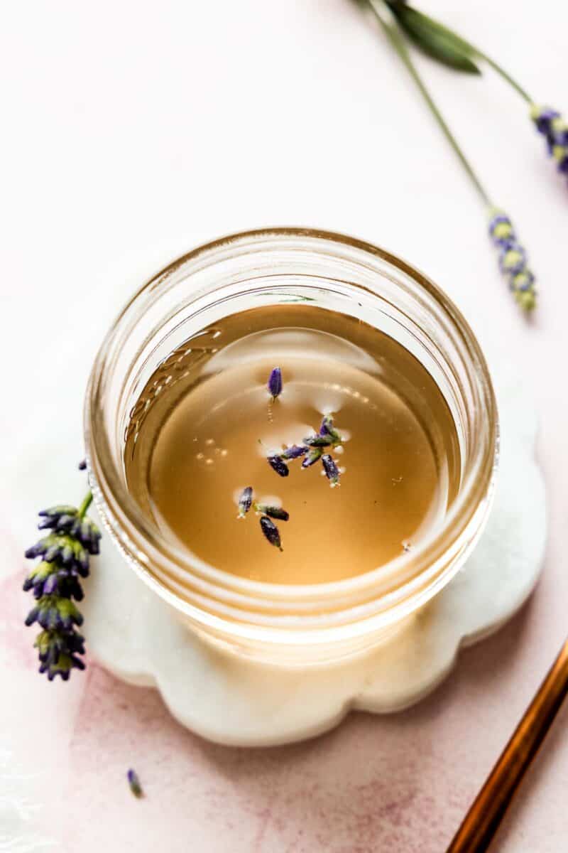 Homemade Lavender Syrup (Easy 3-Ingredient Recipe)