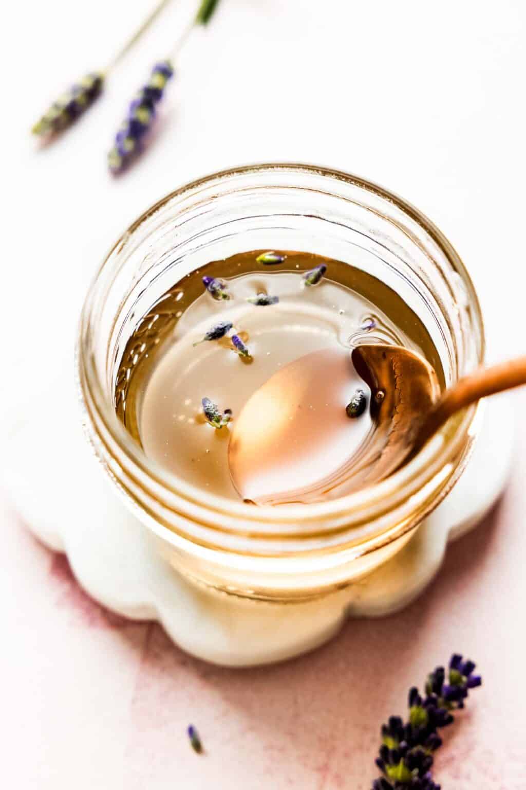 Homemade Lavender Syrup (Easy 3-Ingredient Recipe)