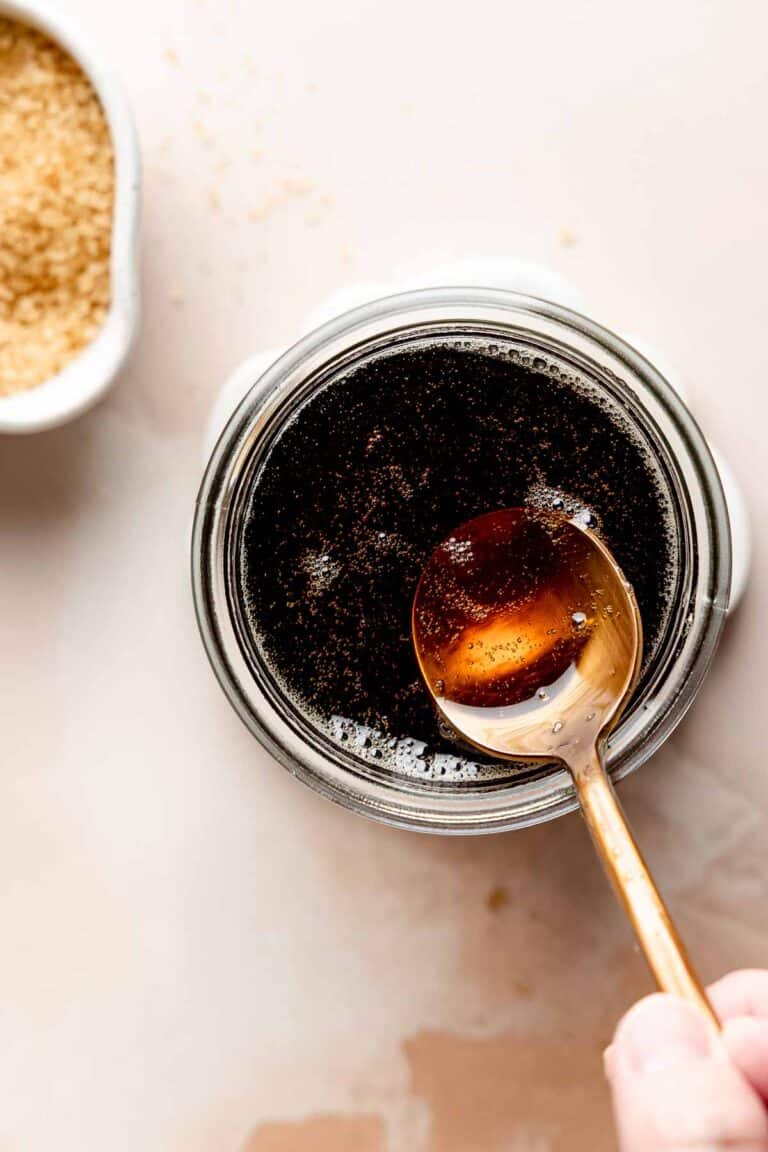 Homemade Liquid Cane Sugar Syrup (Two Ingredients!)